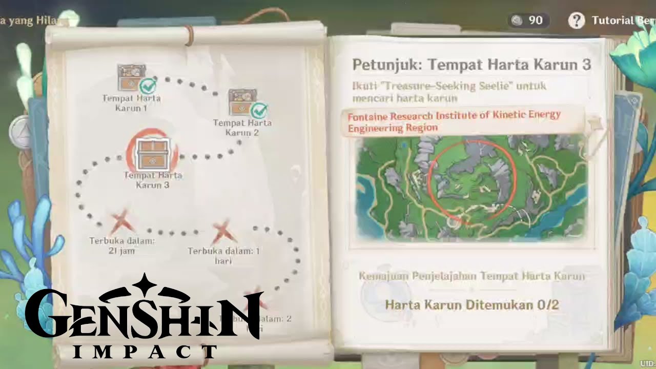 Event Harta Yang Hilang Tempat Harta Karun 3 - Genshin Impact - YouTube
