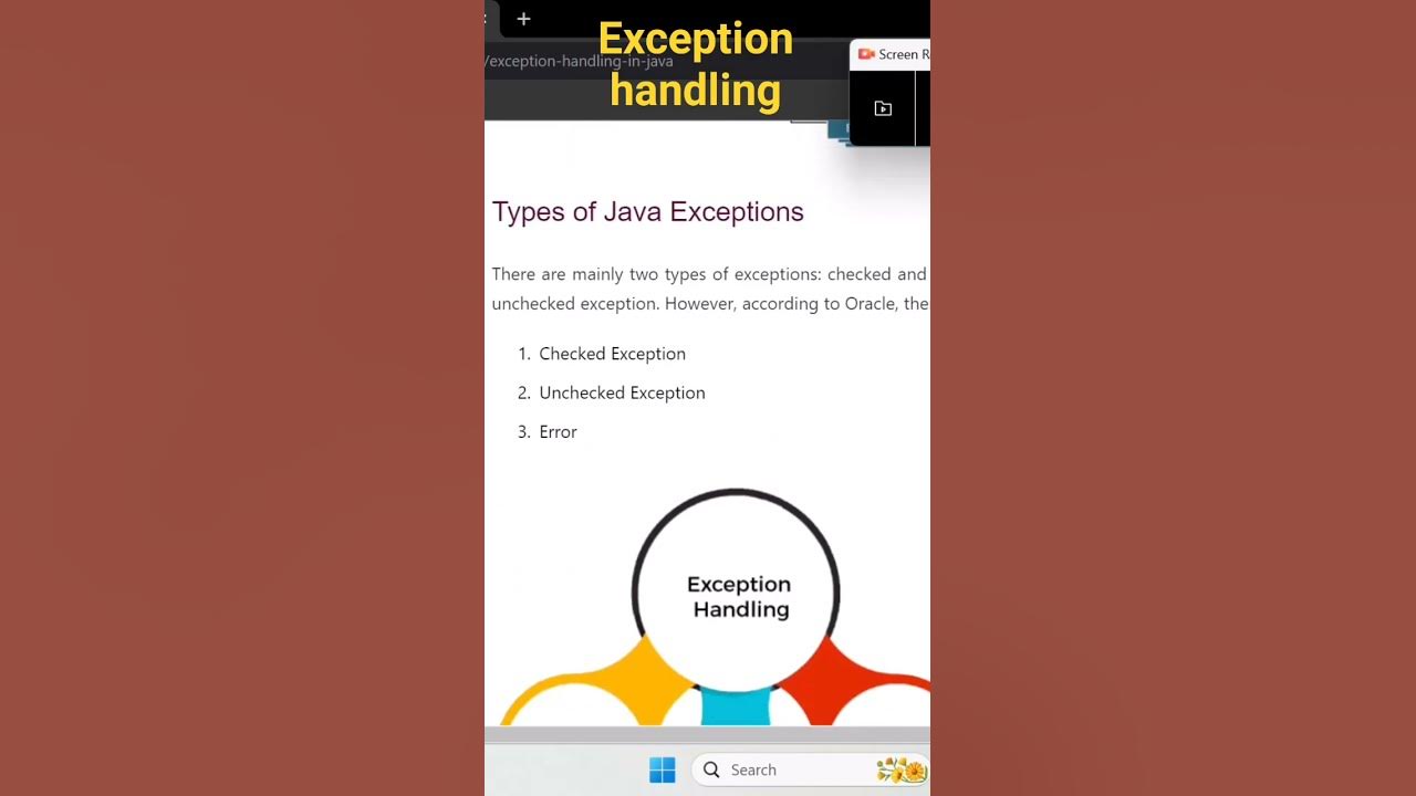 Exception Handling By Btechcoadingwala Java Coding Javaprogramming Javaforbeginners Youtube 