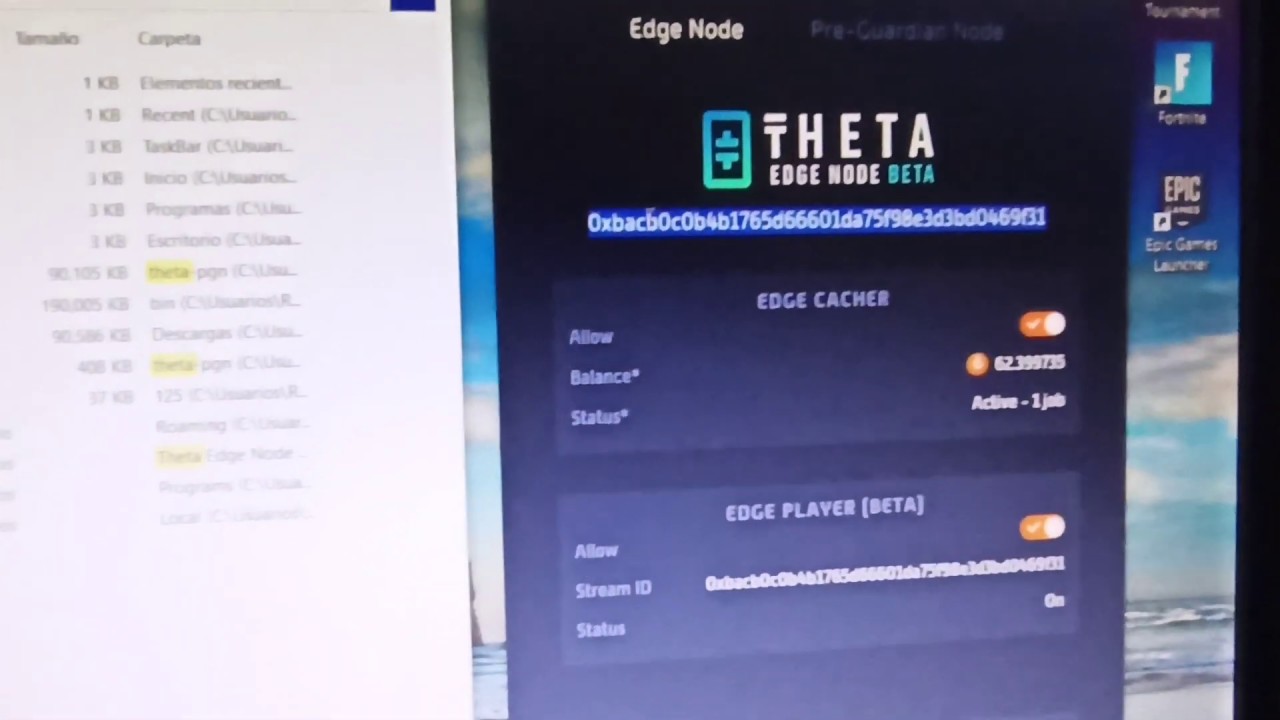 Desinstalar THETA EDGE NODE / Como cambiar de WALLET en THETA EDGE NODE ...