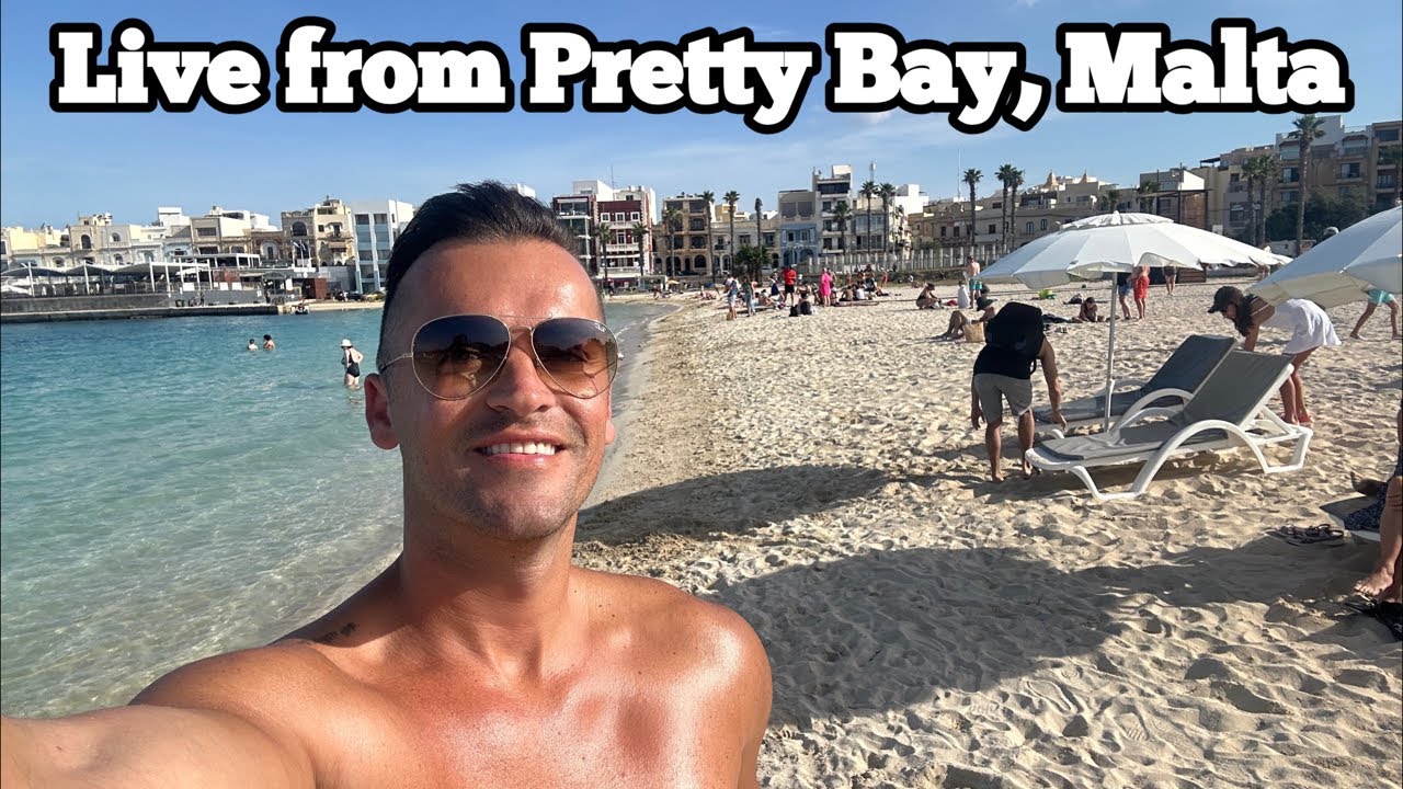 Live stream from Pretty Bay beach Malta - YouTube