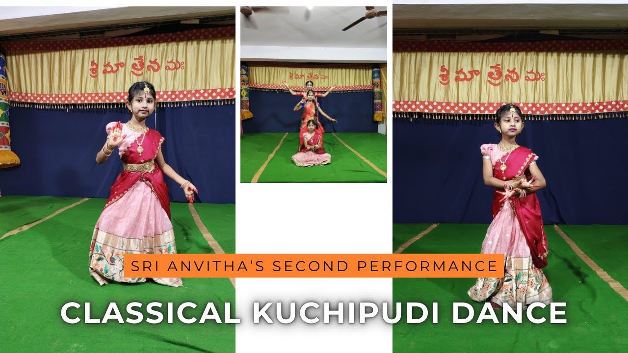 Sri Anvitha’s second performance on Bala Tripura Sundari song #anvi # ...