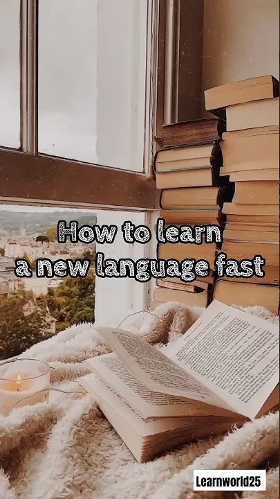 How to learn new language fast📚 //#study // #shorts - YouTube