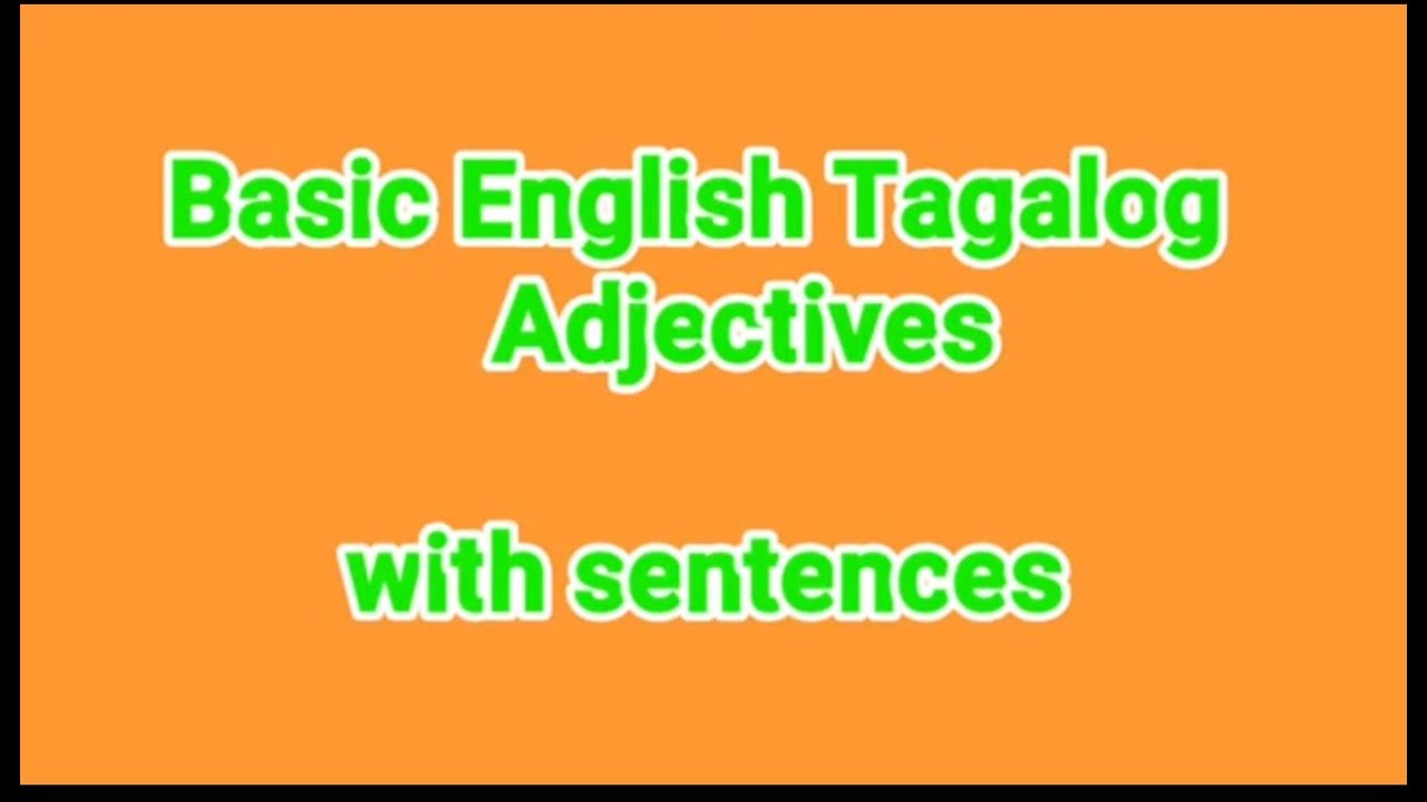 Basic English Tagalog Translation YouTube basic-english-tagalog-translation-youtube