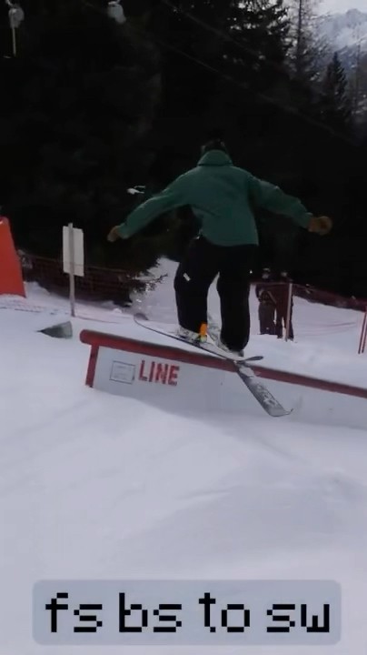 Fswap Bswap to switch by Gmon | GAME OF KOFEL #2 #skiingstunts #skier # ...