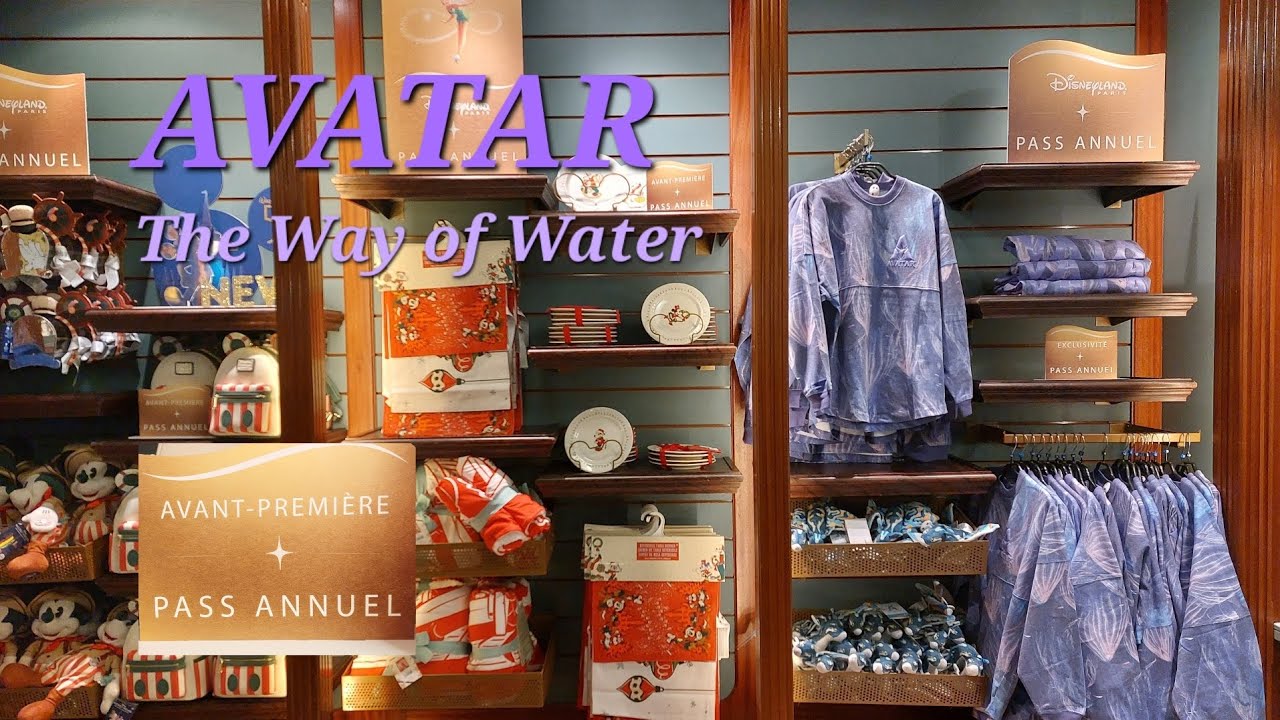 Avatar The way of water | Premiere Merchandising in Disneyland Paris ...