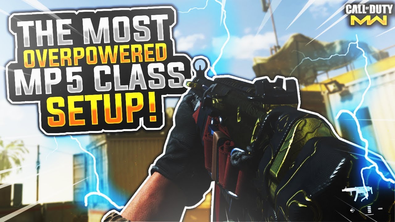 THE MOST OVERPOWERED MP5 CLASS is UNSTOPPABLE on COD MW....(BEST MP5 ...