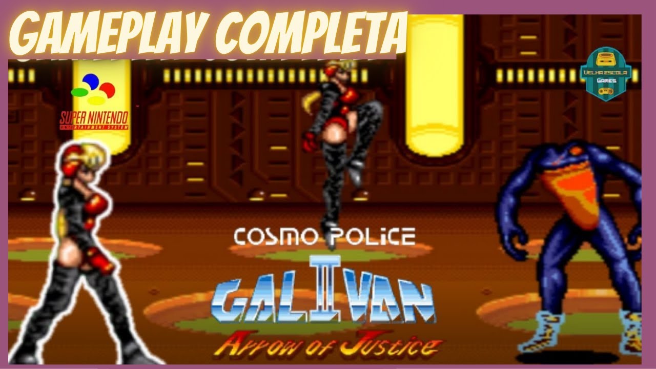 COSMO POLICE GALIVAN 2 - ARROW OF JUSTICE (SNES) GAMEPLAY COMPLETA ...
