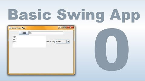 Java Swing - YouTube