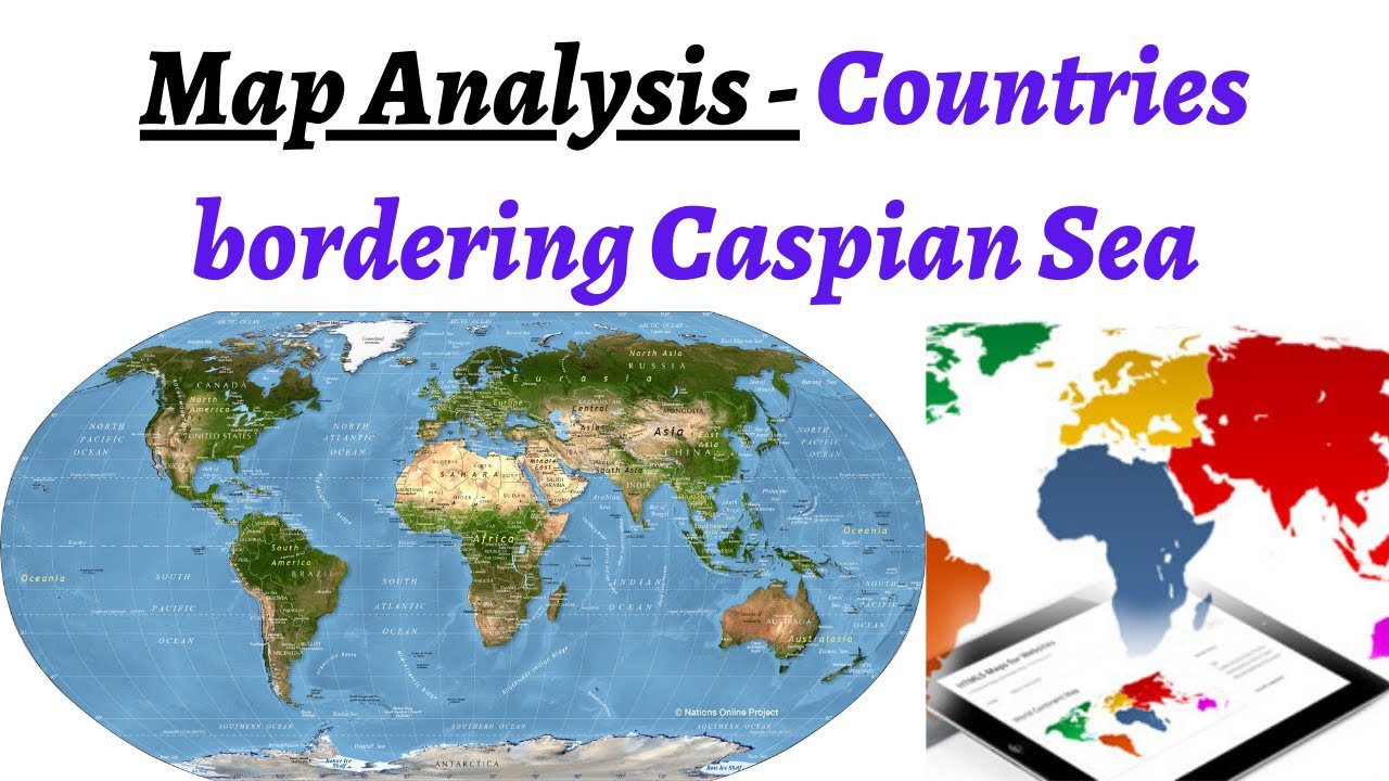 Caspian Sea World Map