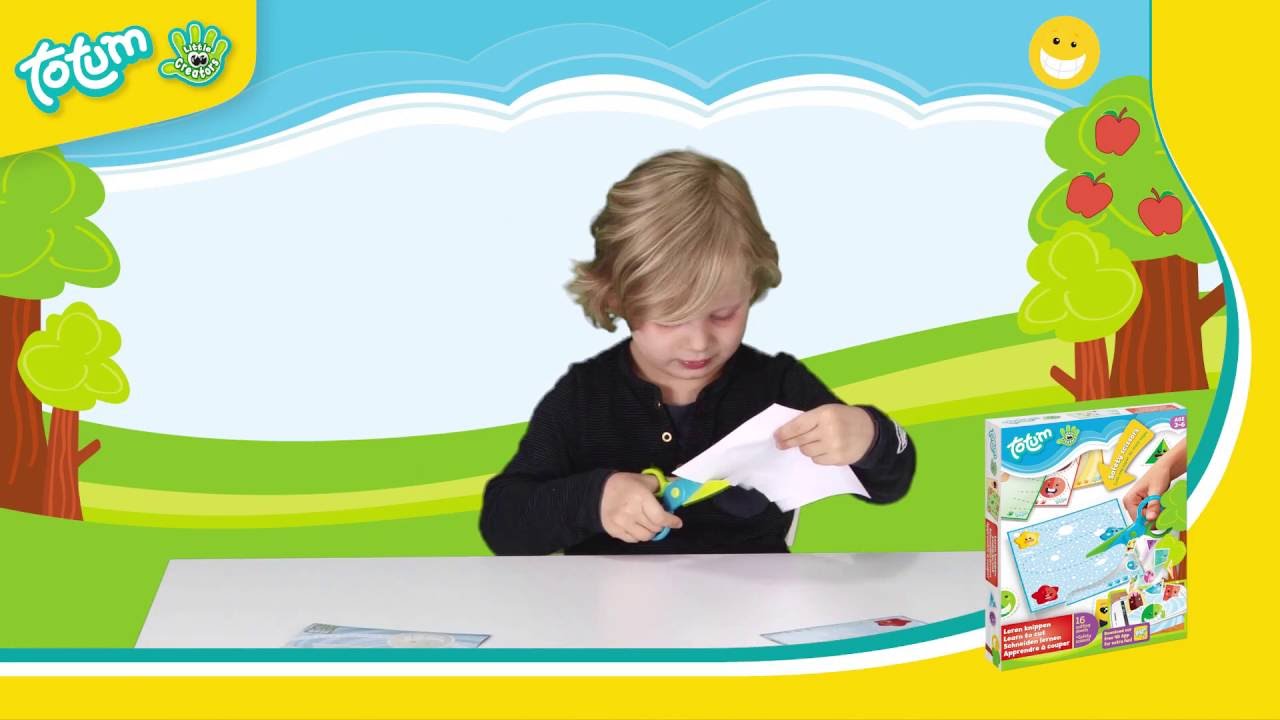 Totum Little Creators Learn To Cut - YouTube
