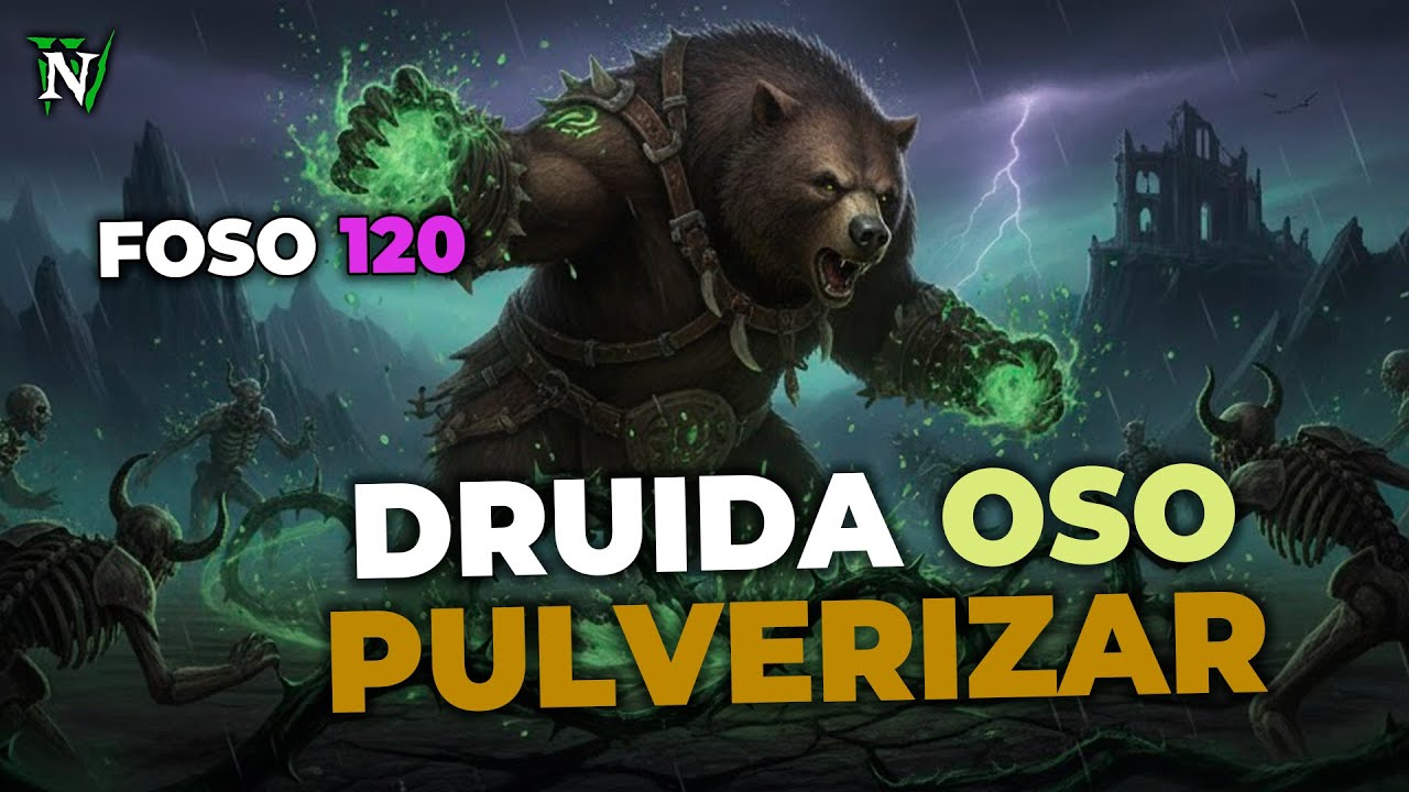 Diablo IV VoH - Druida Oso Pulverizar - Foso 120 [S10-2.4] - YouTube