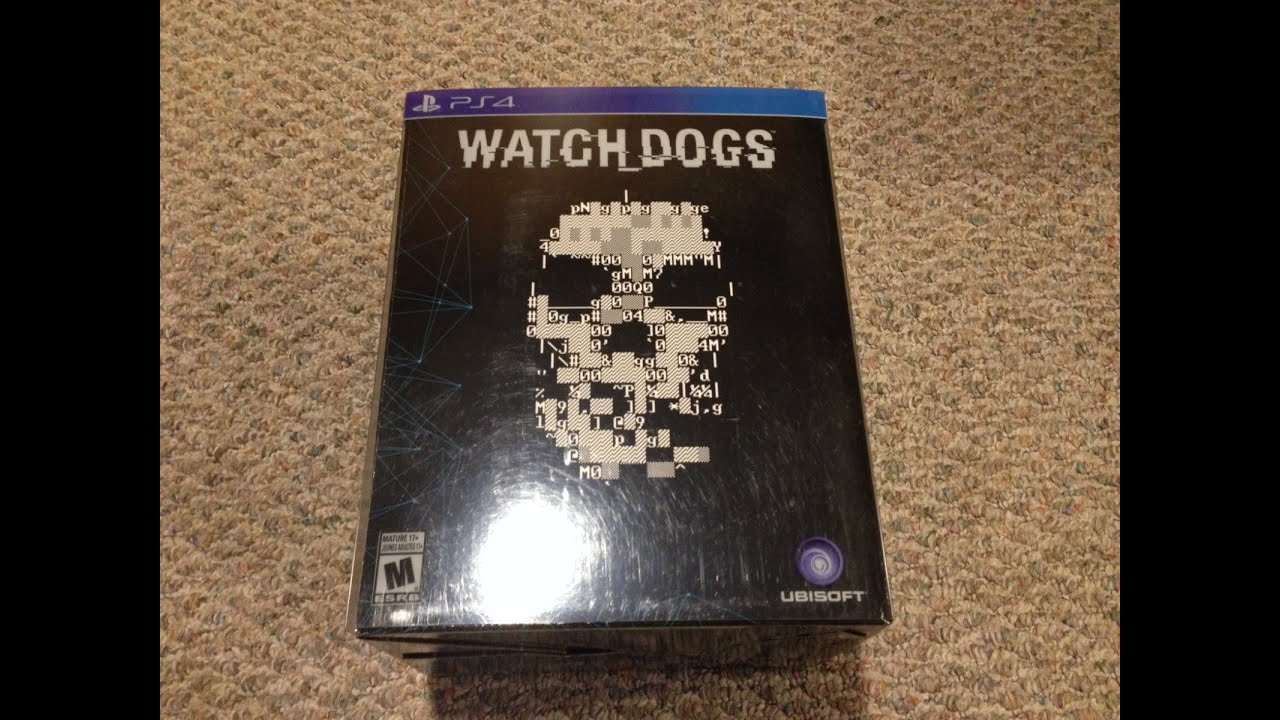 Watch Dogs Limited Edition Unboxing (PS4) - YouTube