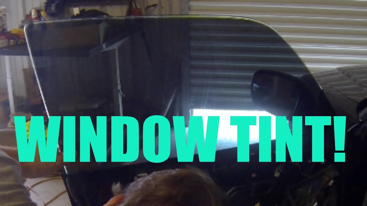 How To Tint A Frameless Side Window! - YouTube