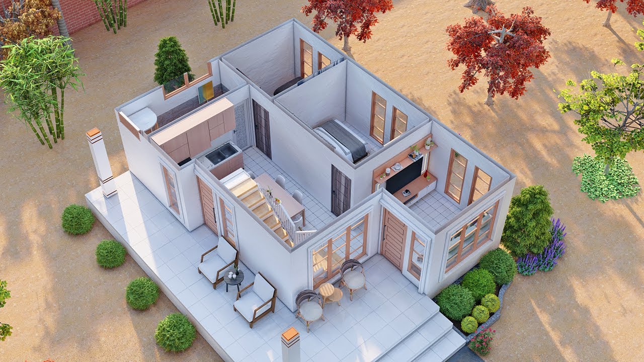 Special Floor Plan with 3 Bedroom | Special and Elegant Small House ...