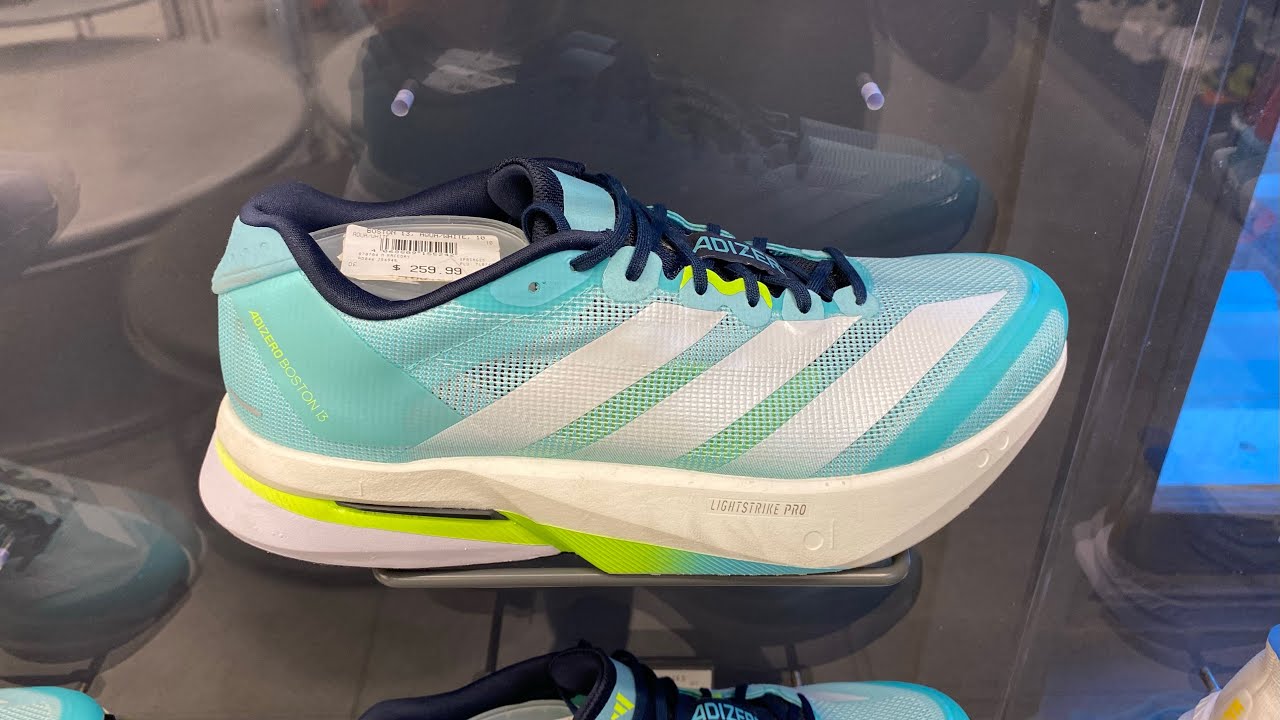 Adidas Adizero Boston 13 (Flash Aqua/ Cloud White/ Lucid Lemon) - Style ...