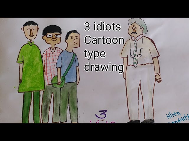 3 Idiots Cartoon 3 Idiots By Girirajsinh On Dribbble