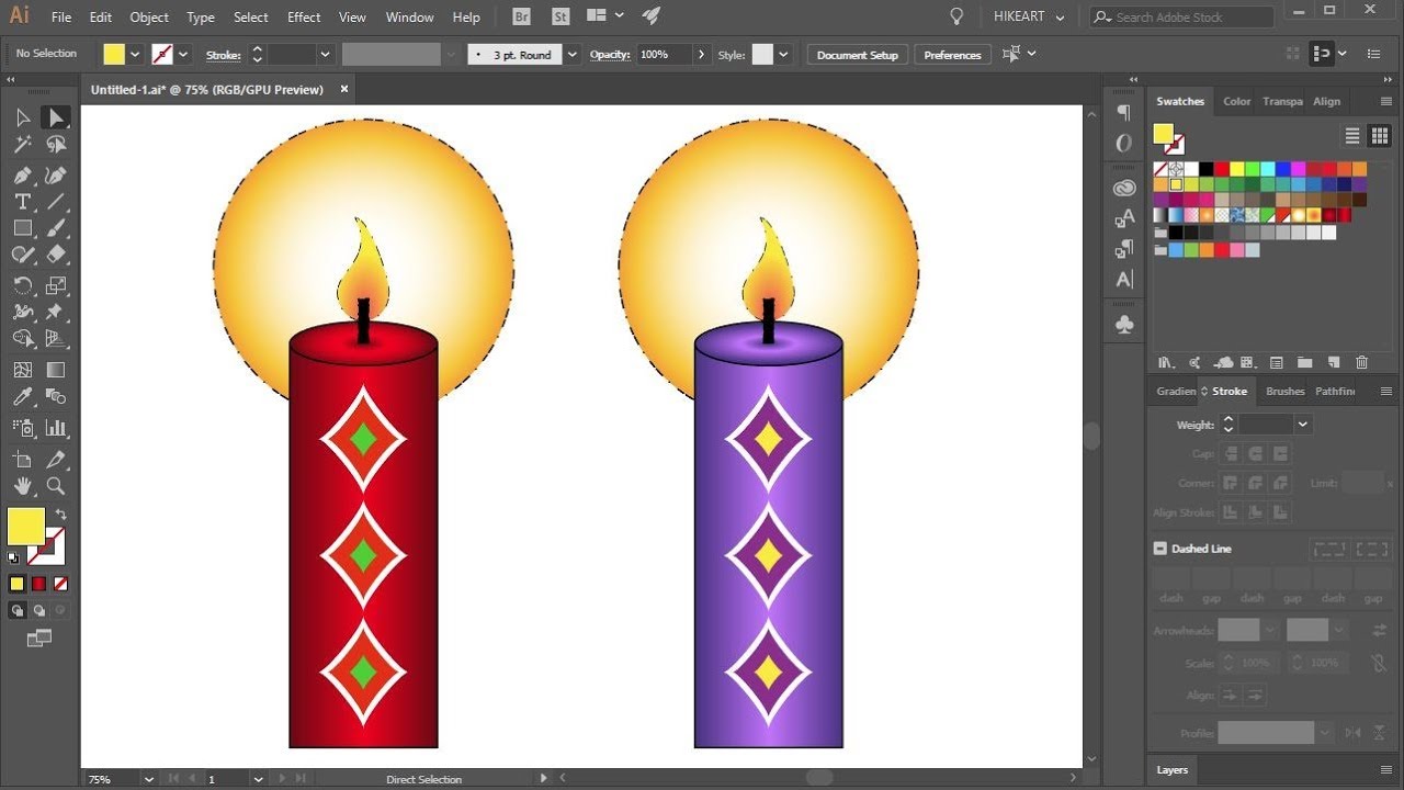 How To Draw A Candle In Adobe Illustrator YouTube how-to-draw-a-candle-in-adobe-illustrator-youtube