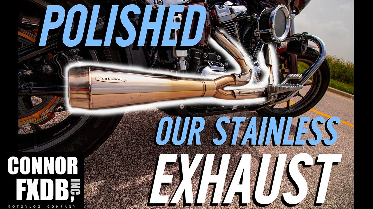 Polished our Stainless Steel Exhaust! | SO SHINY! - YouTube