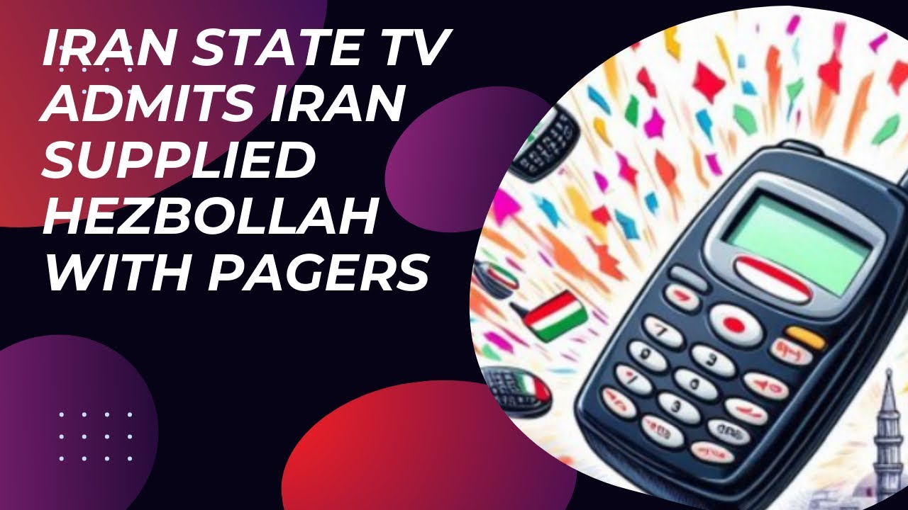 Iran state TV admits its role in procurement of the pagers - YouTube