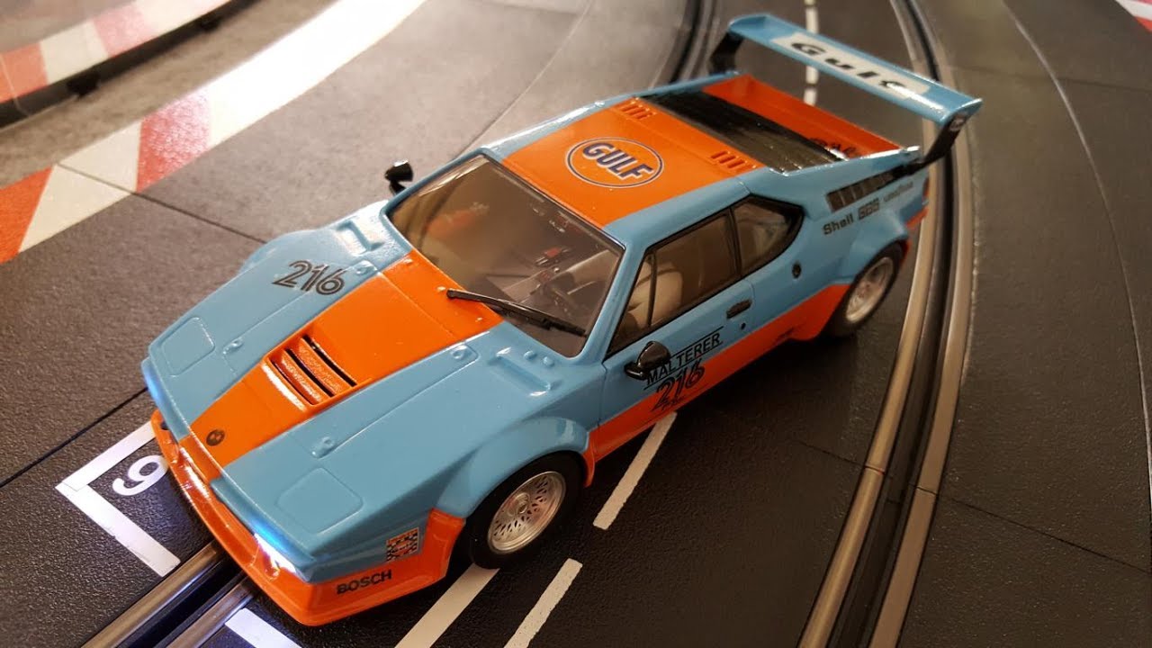 Carrera Digital 124 BMW M1 ProCar Gulf Racing Eigenlackierung - YouTube