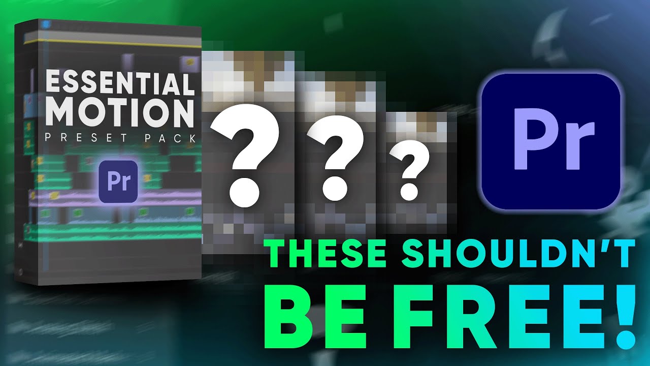 Unlock PRO-LEVEL EDITING with 4 FREE Premiere Pro Plugins - YouTube