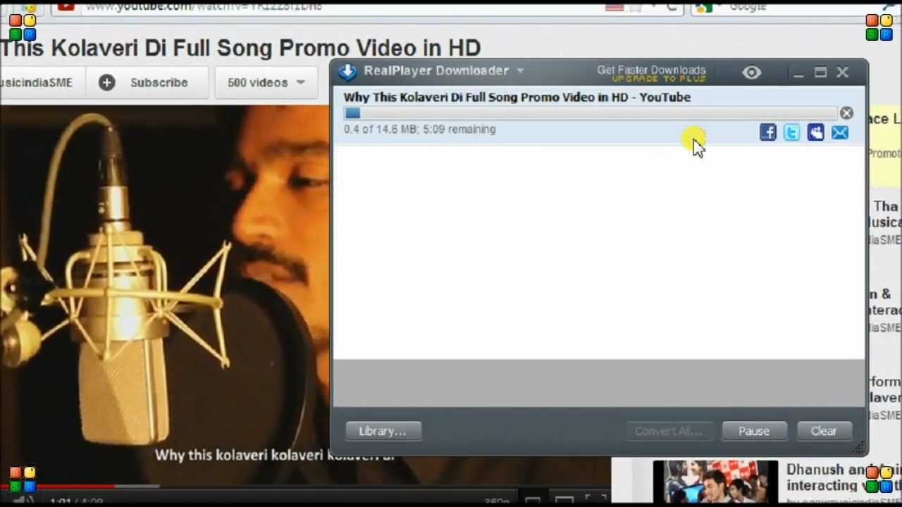 Why This kolaveri di Full Song video in HD - Download - YouTube