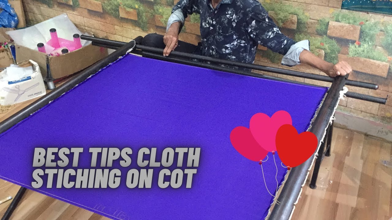 Hm Aise Aari Stand Pr Cloth Stich Krte Hai || How We Stich Cloth On ...