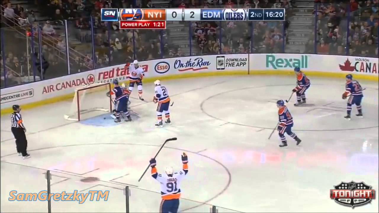 Oilers vs. Islanders - Game in 2 Minutes - January 4th 2015 (HD) - YouTube