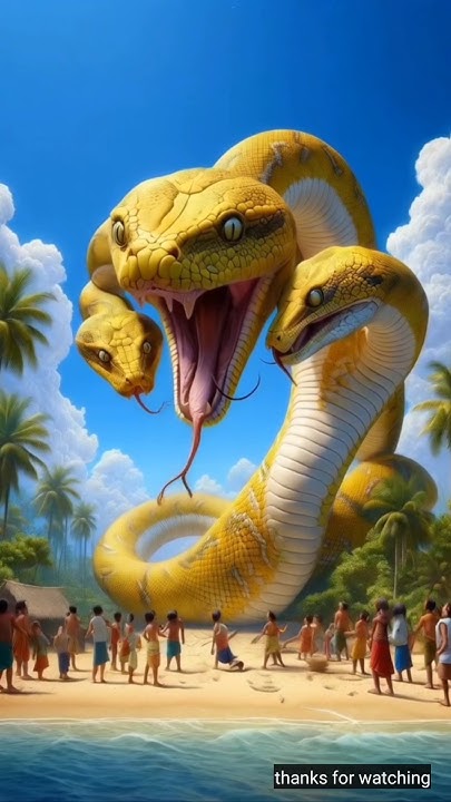 A Giant Python Emerged from the Sea 🐍| What Happened Next Was ...