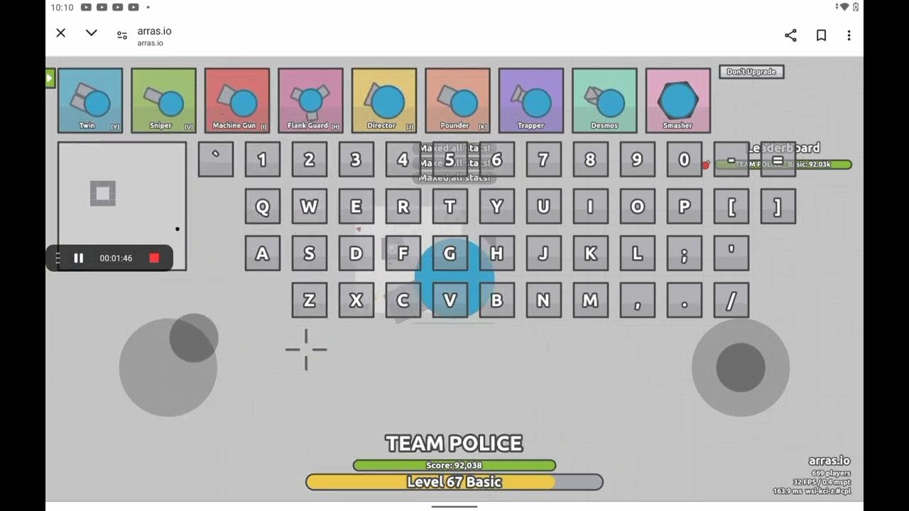 mobile sandbox in arras.io - YouTube