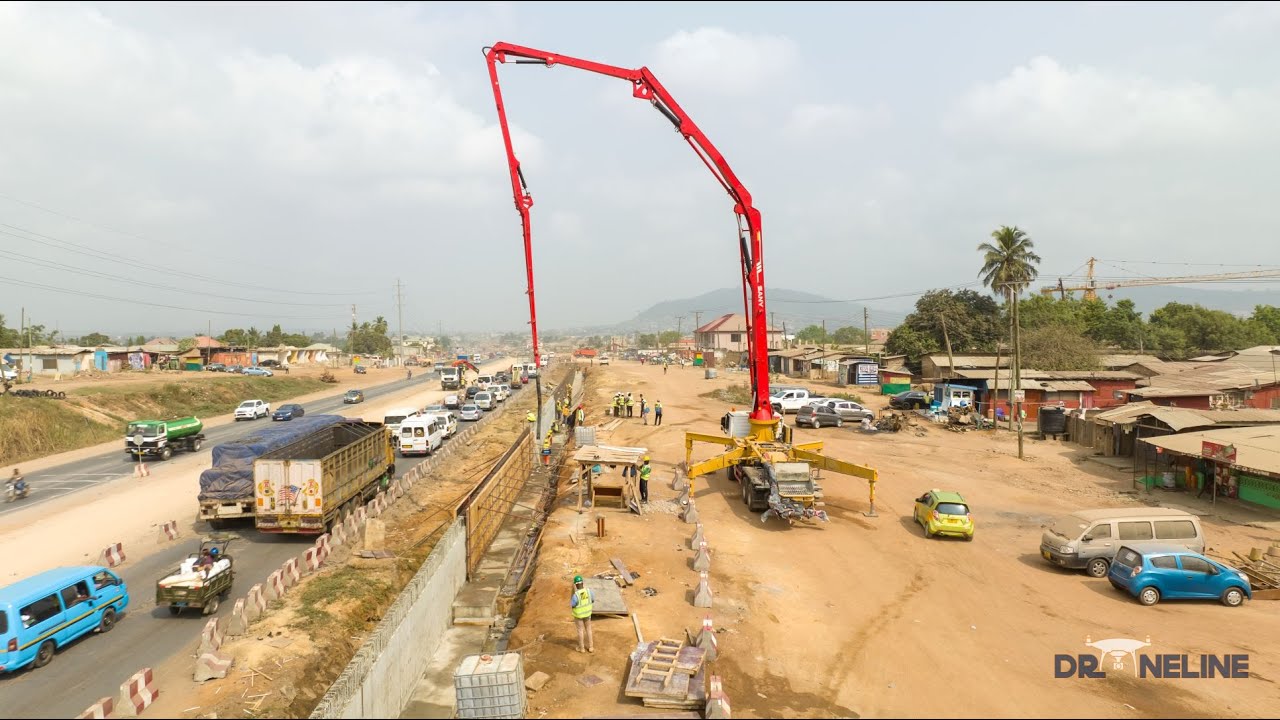 Ofankor Nsawam Road Project January 2023 - YouTube
