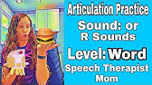Articulation Speech Sounds - YouTube
