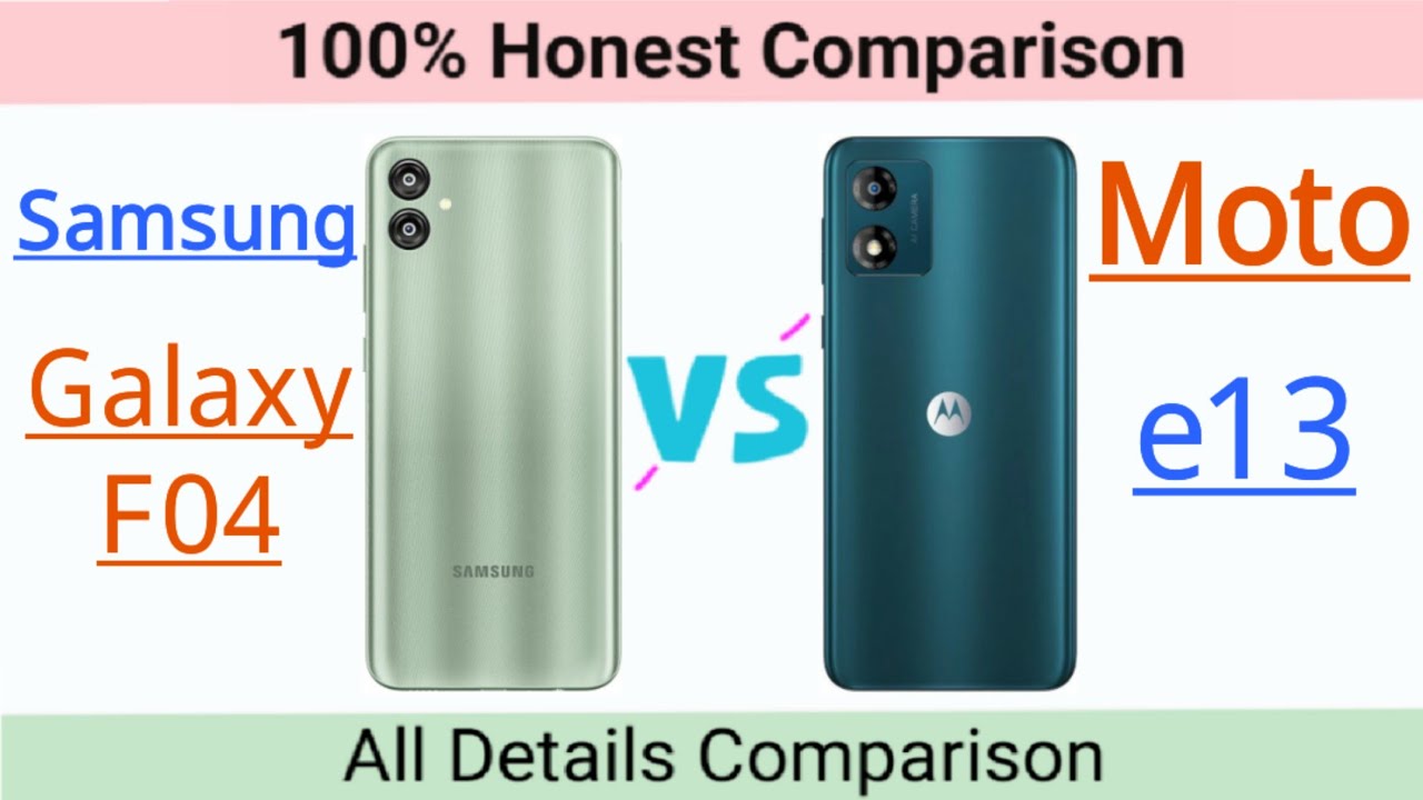 Samsung Galaxy F04 vs Moto e13 moto e13 vs Galaxy F04 ⚡ ...