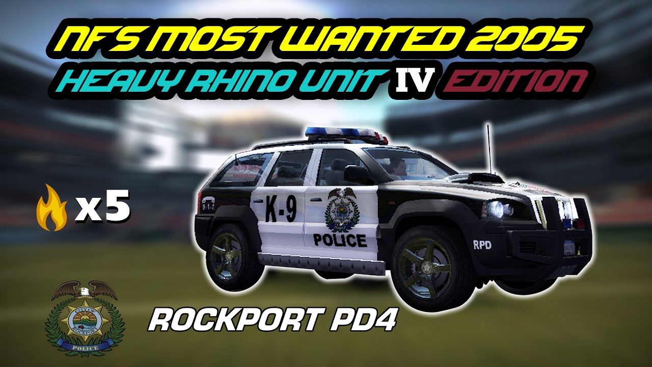 NFS MW (2005) - HEAVY RHINO SUV // Police Edition - Heat 5 #4k60FPS ...