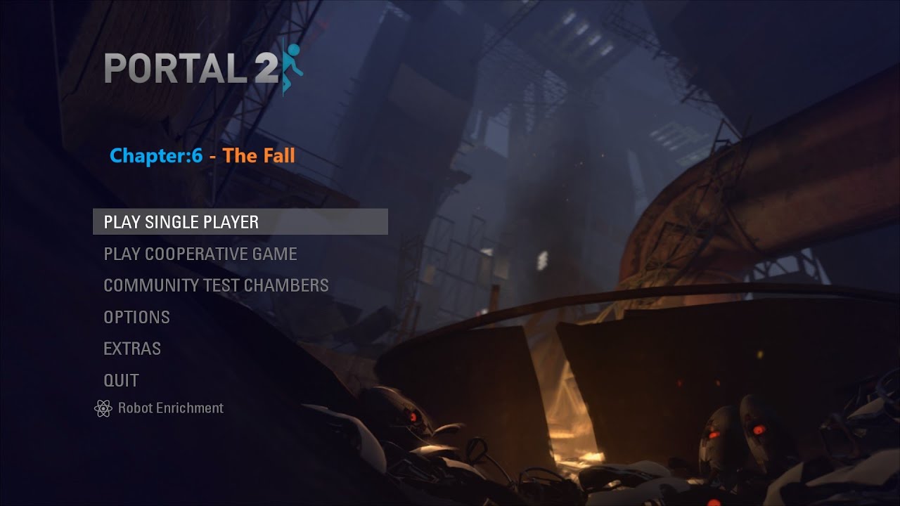 PORTAL 2 (PC): Chapter 6 - The Fall - YouTube