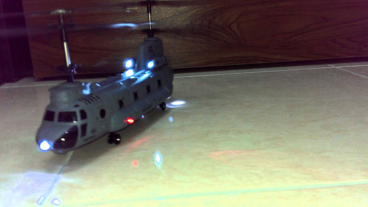 Rc ch 47 with navigation lights - YouTube