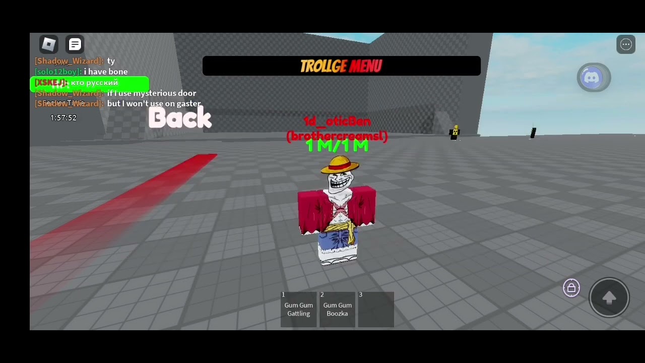 ROBLOX - luffy eats meat in trollge conventions - YouTube