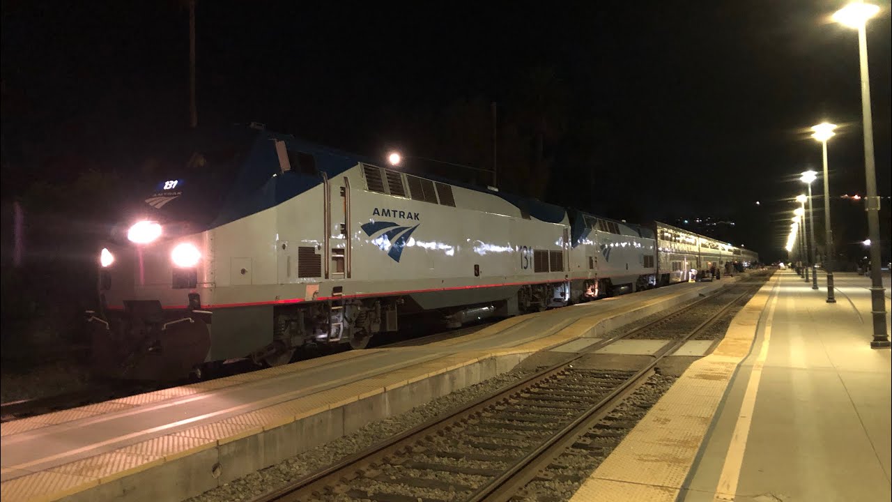 Amtrak Goleta/ Santa Barbara Railfanning 10/31/20-11/11/20 (Ft. My ...