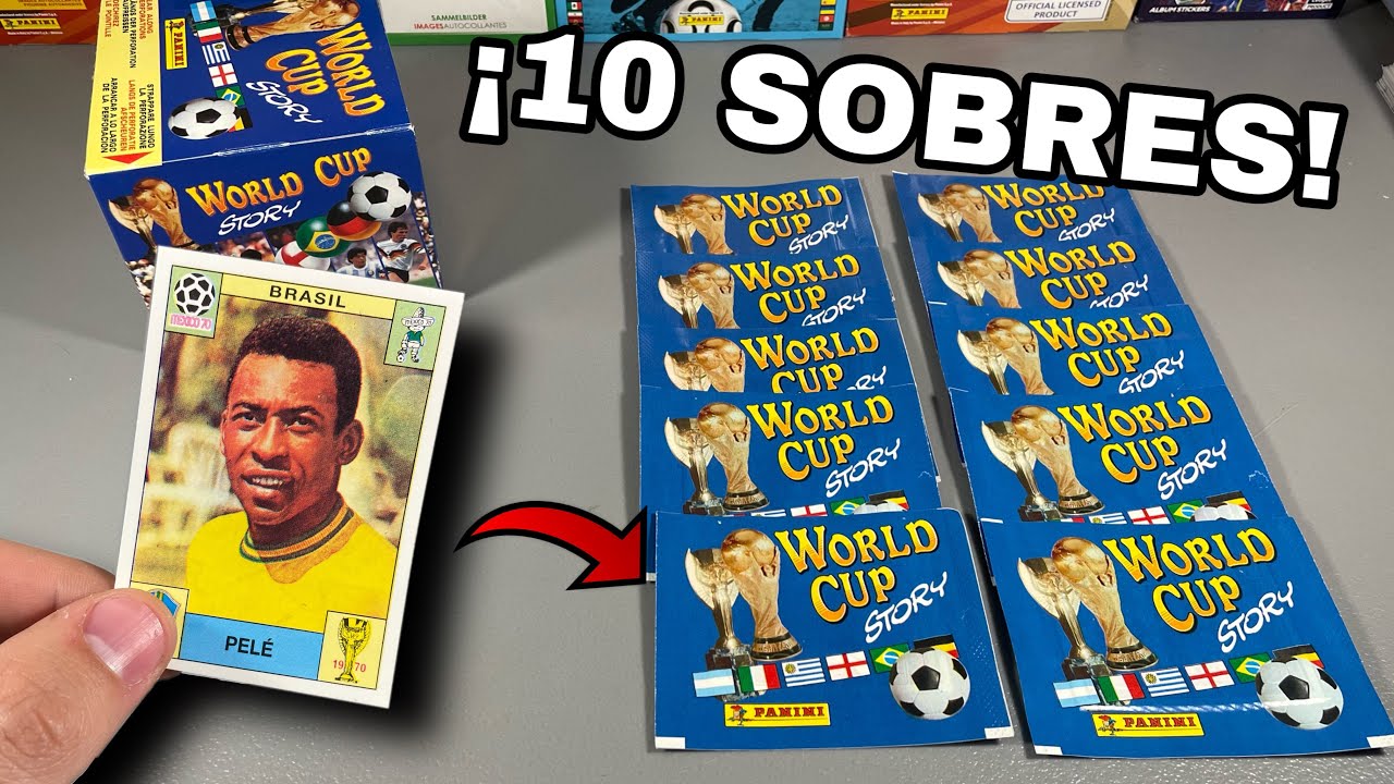 *ABRIMOS 10 SOBRES* de la colección de Panini World Cup Story - YouTube