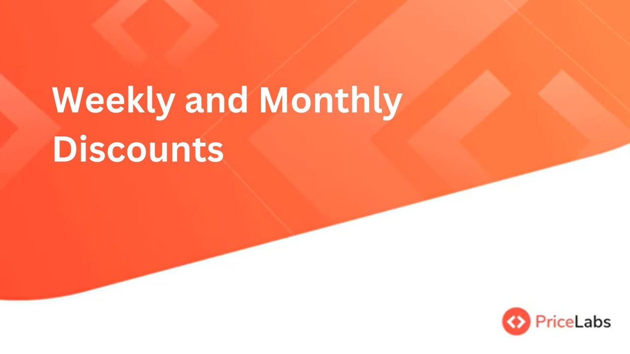Weekly and Monthly Discounts - YouTube