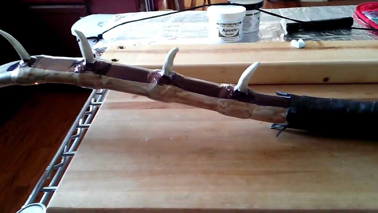How to Curve the Dragon's Teeth on the Dragon-Bone Bow (PVC and ...