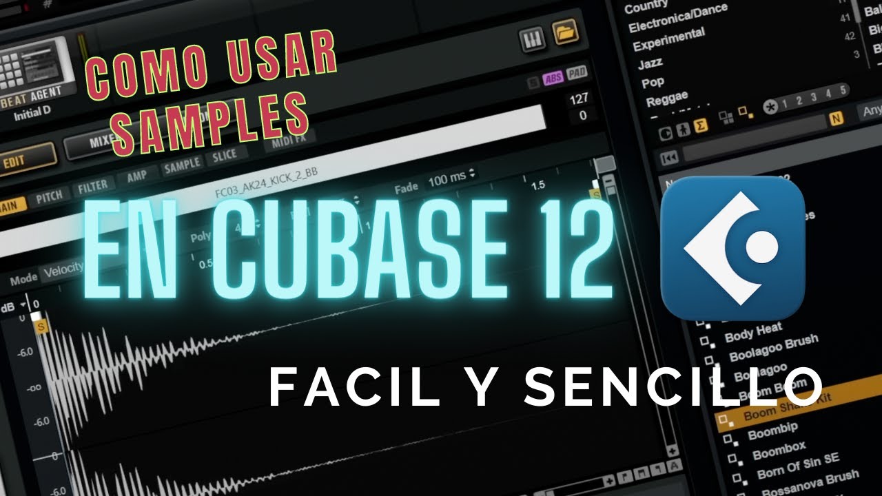 Cómo usar samples un cubase 12 - YouTube