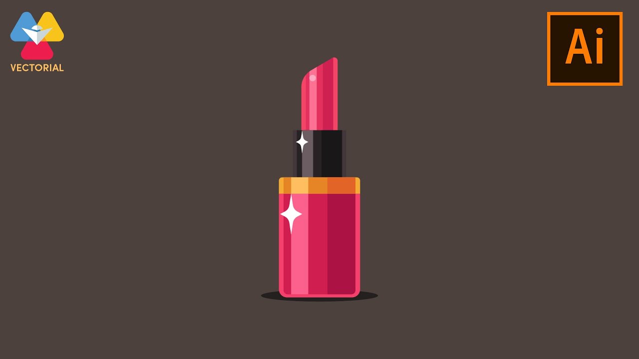 Lipstick Tutorial In Adobe Illustrator 2020 Youtube