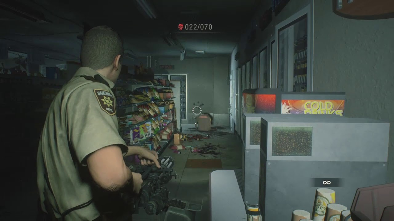 バイオハザードre2 No Way Out 無限ミニガン - YouTube