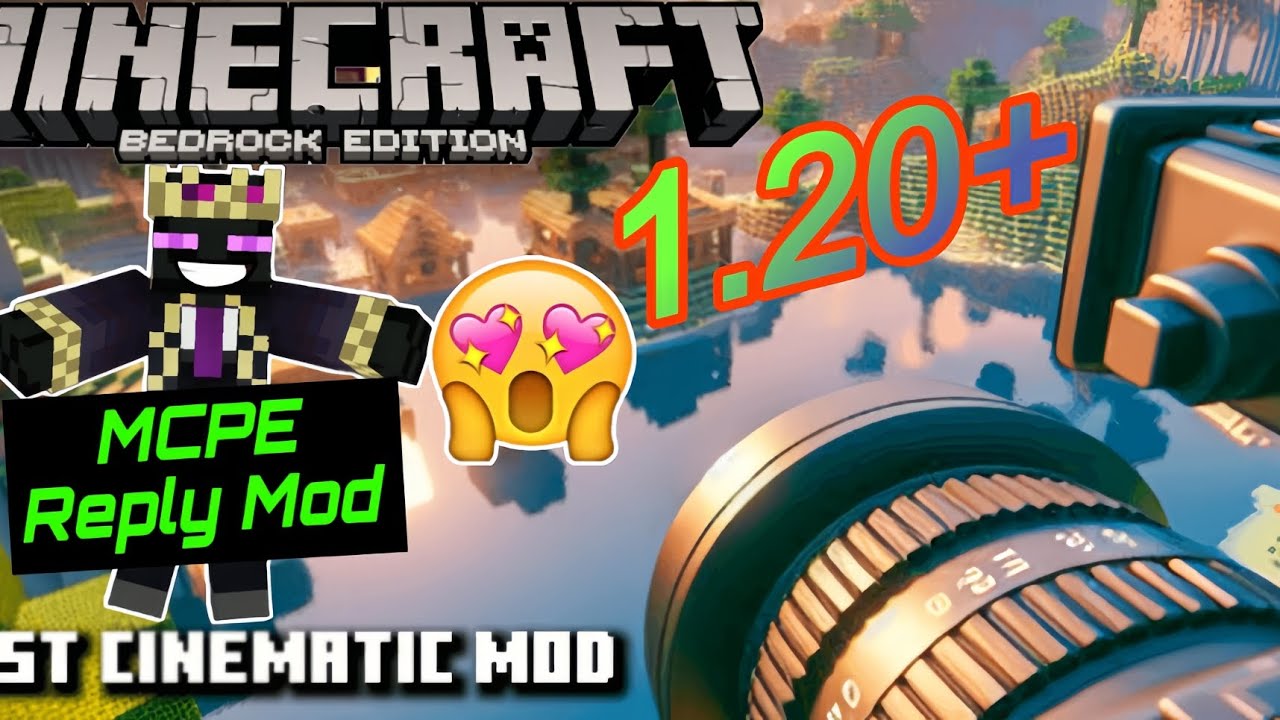 How To Make Cinematic In Minecraft Pocket Edition 1.20+ | REPLAY Mod for Minecraft PE 1.20 ...
