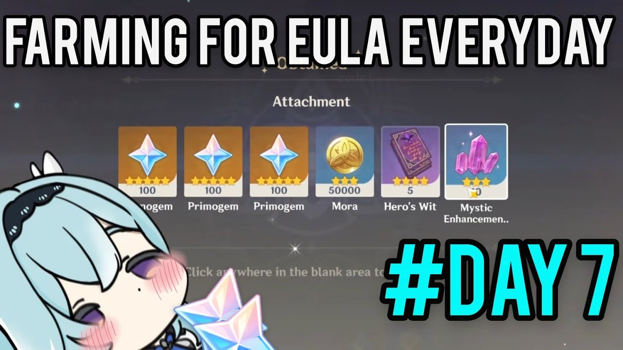 Farming For Eula Everyday Until Eula is Rerun Day 7(Genshin Impact ...