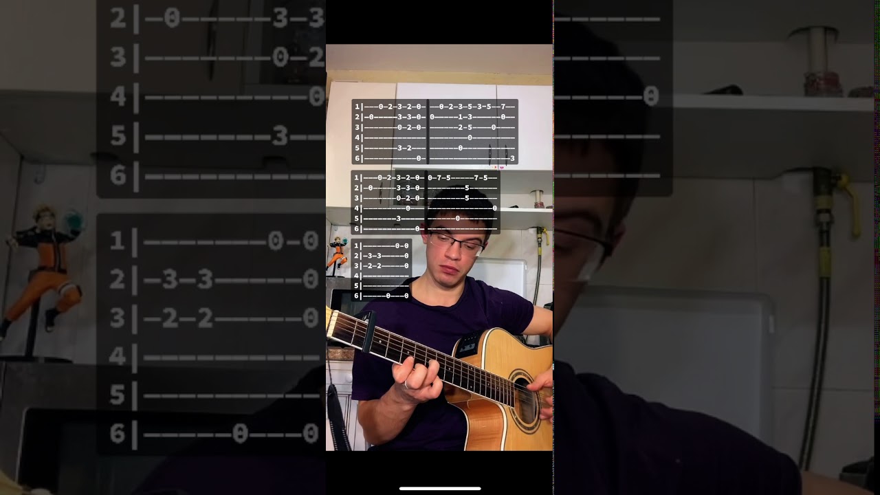 Naruto - Blue Bird tabs guitar chords - YouTube