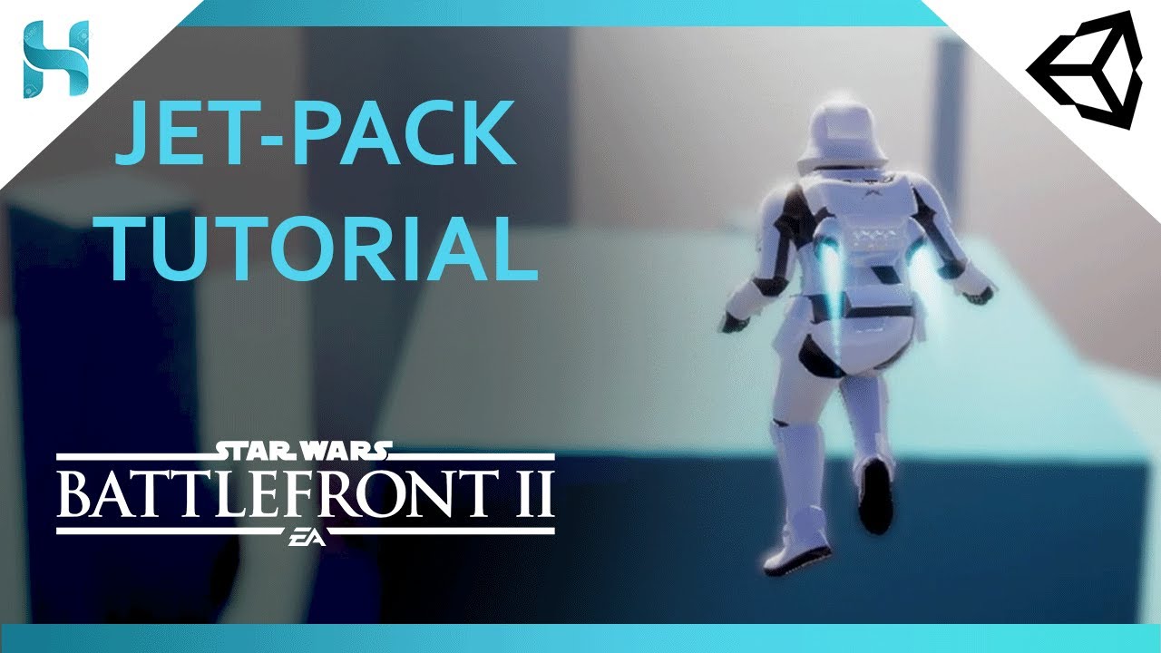 How to make Jet-pack system_Star-wars Battle Front II in Unity - YouTube