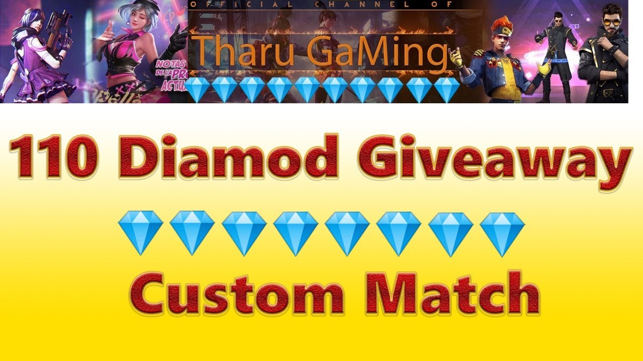 Get 110 diamond custom classic __Custom Room match_Tharu gaming NP ...