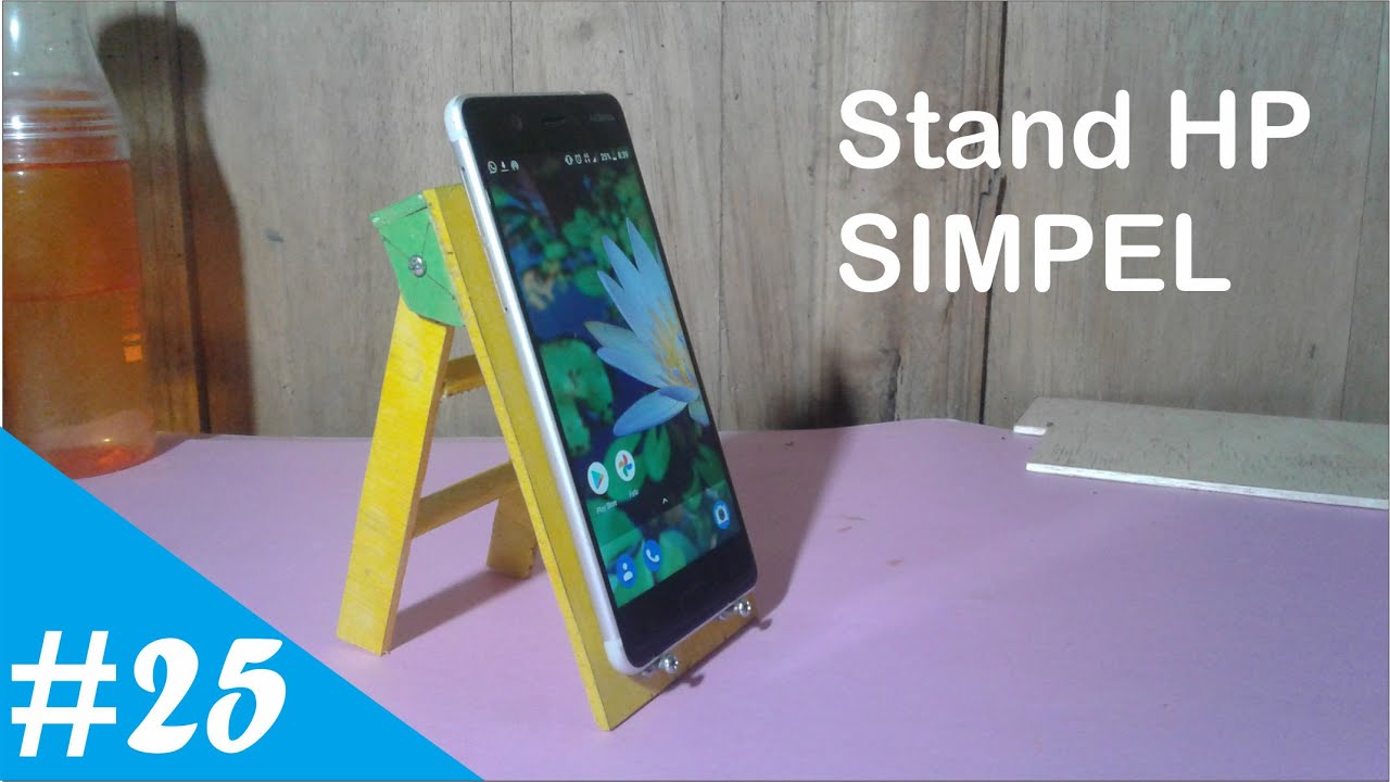 DIY ;membuat stand hp - YouTube
